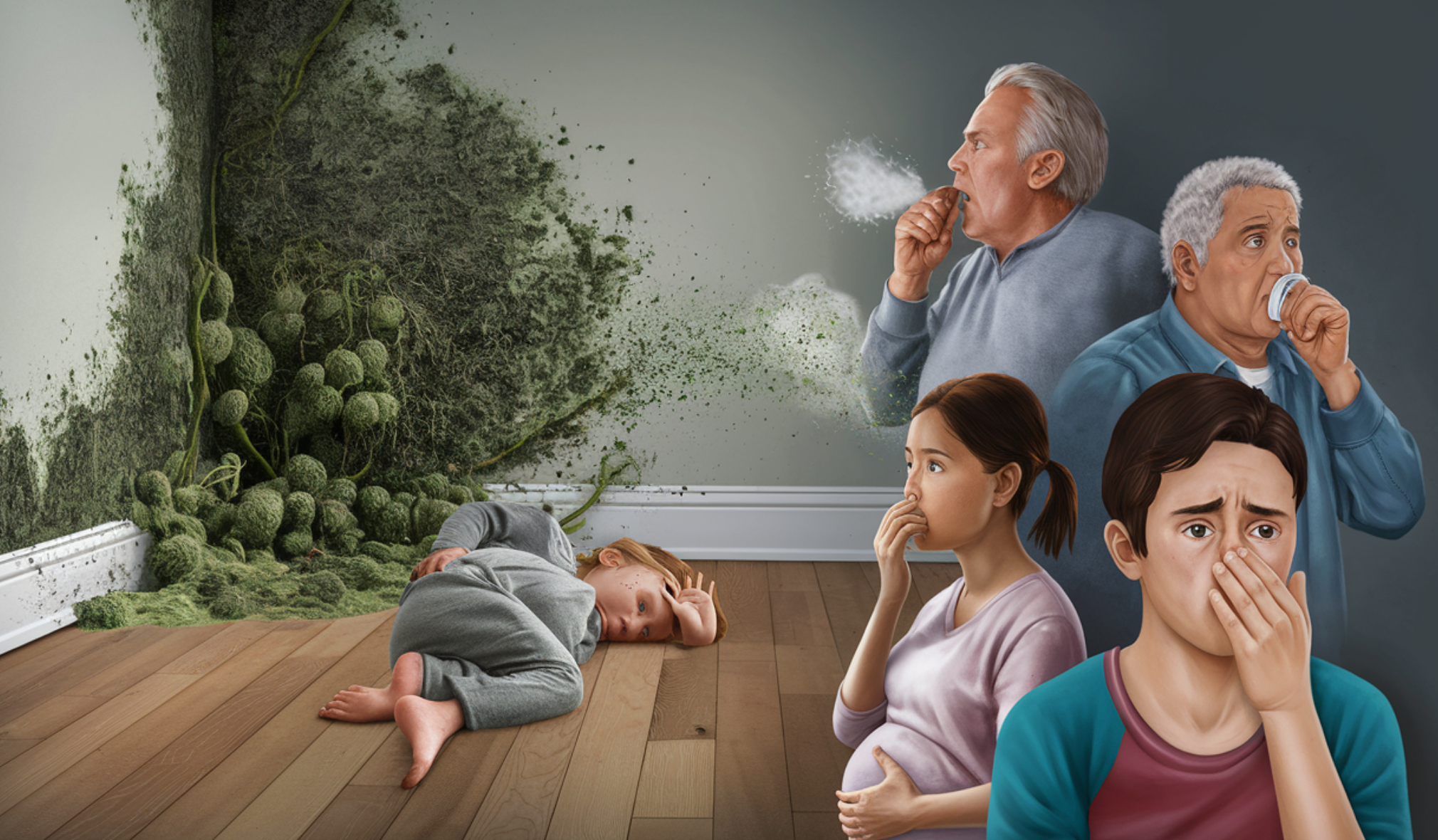 Mold Behind Baseboards: Identify And Treat Black, Green And Brown Mold ...